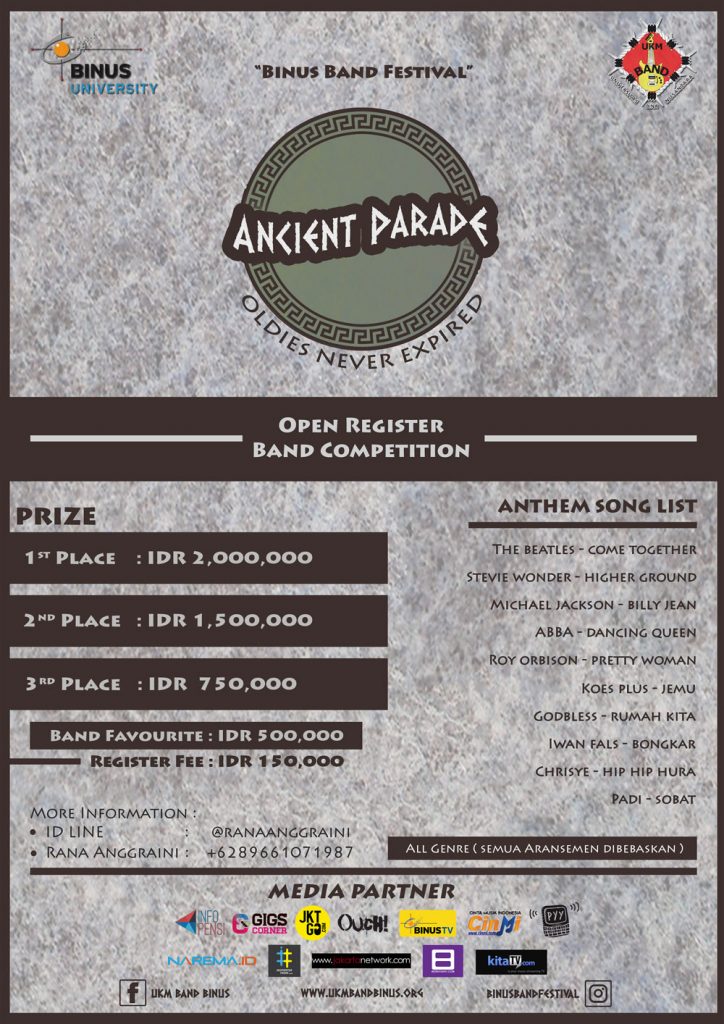 Event Binus Festival “Ancient Parade” | KitaTV.com